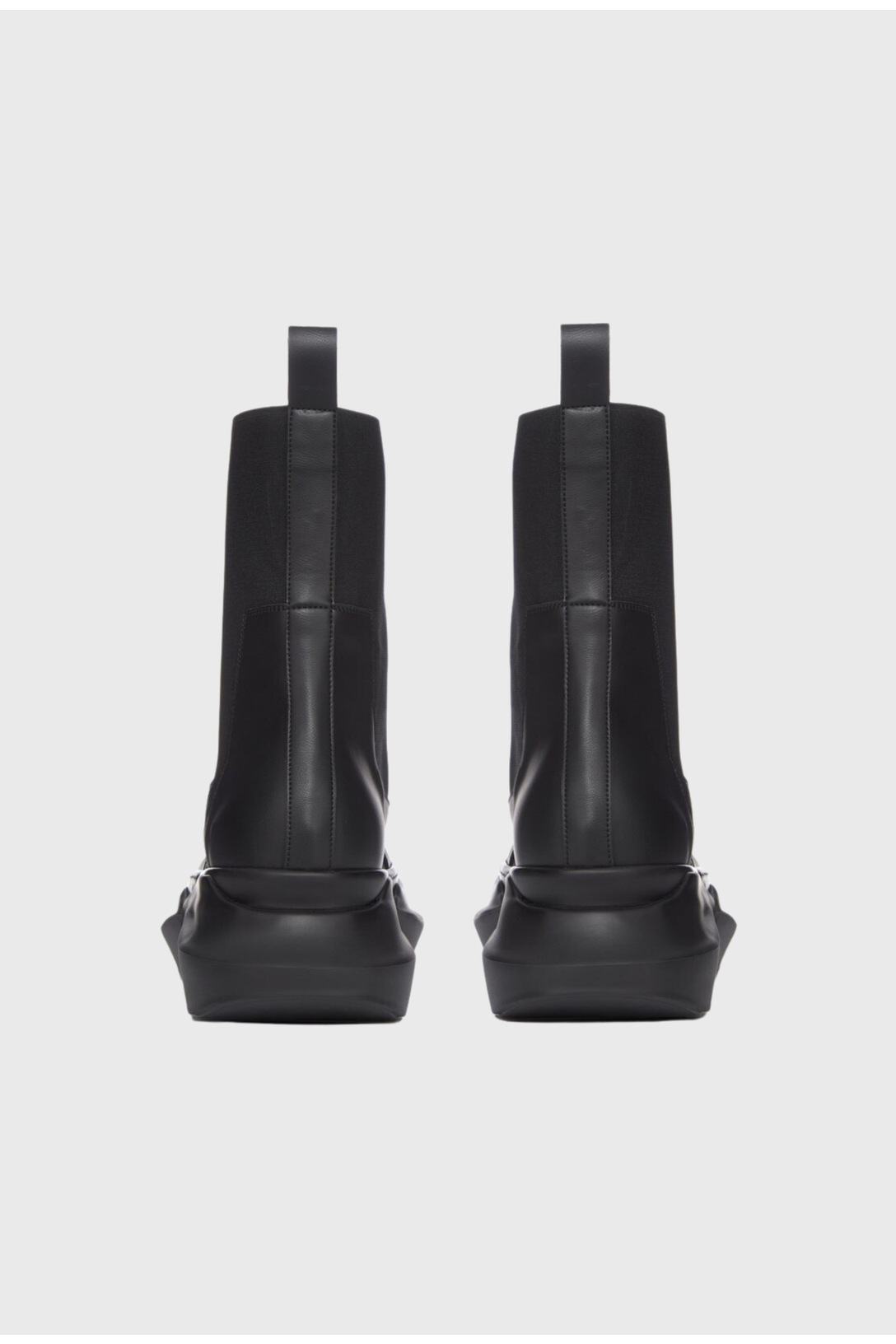 Beatle Abstract Boots - Black Vegan Leather in Black - The Beatle Abstract Boots - Black Vegan Leather in Black - The