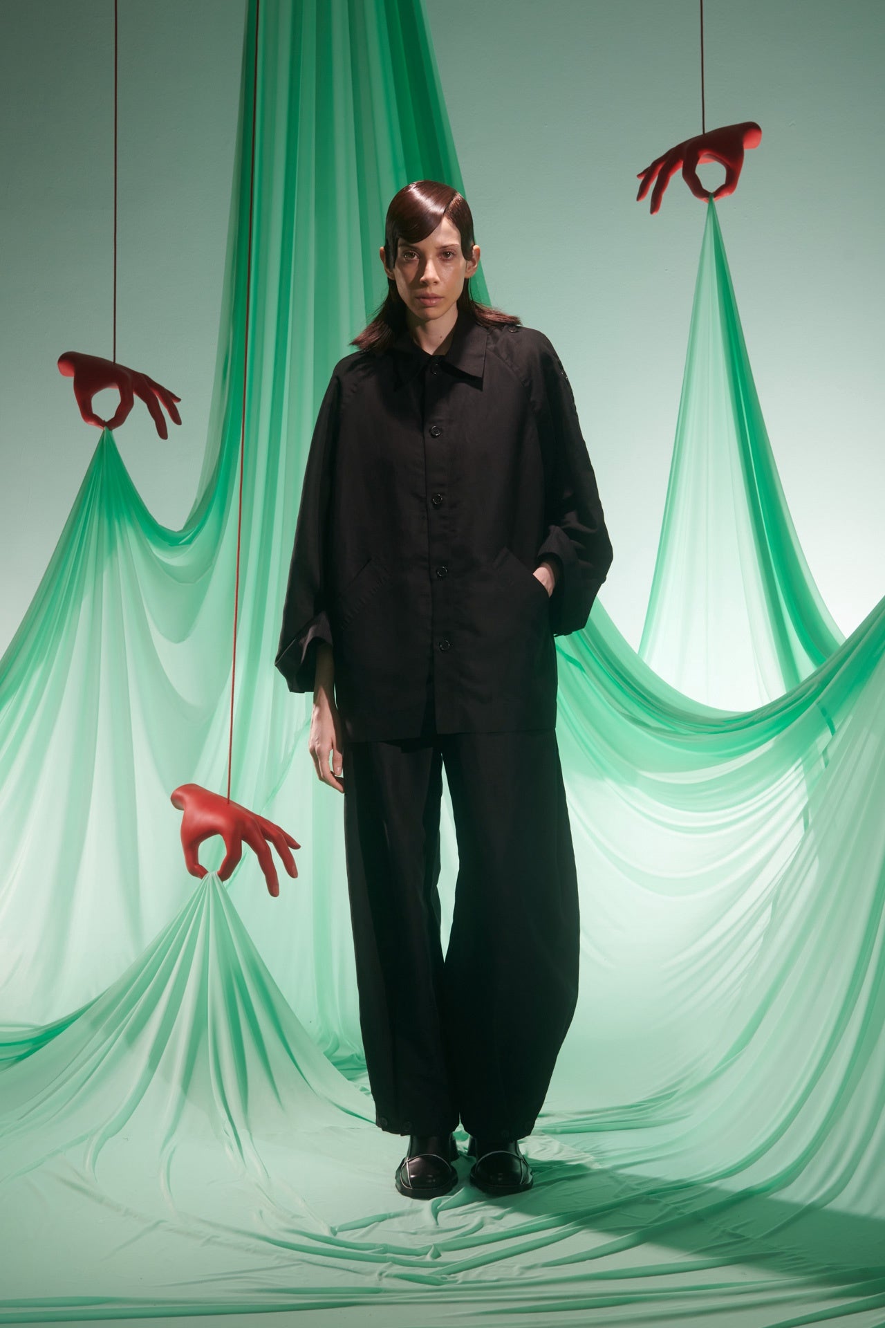 Flip Jacket - Black in Black - The Shelter