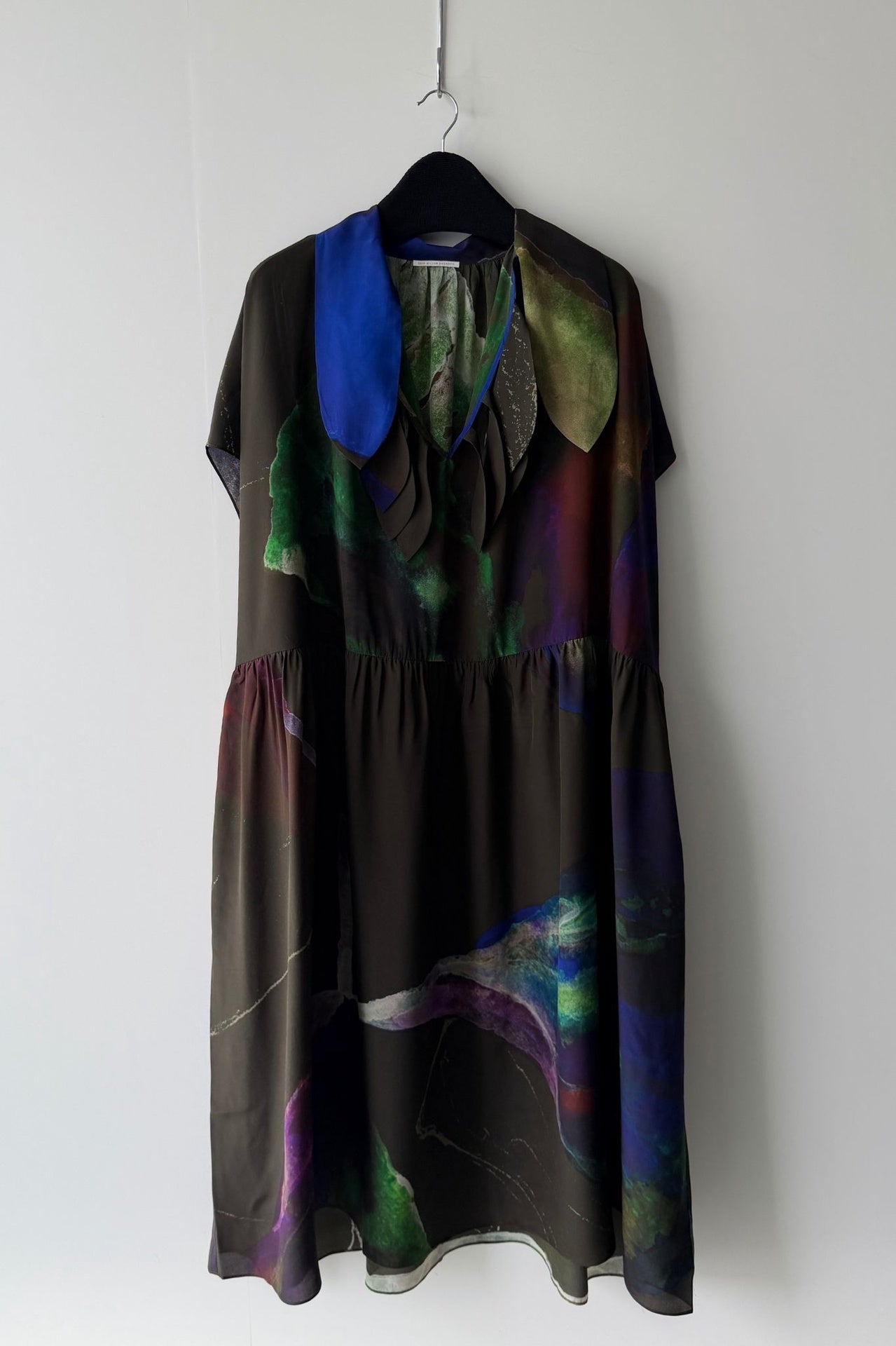 Drop Sleeve Painters Dress - Carob Print in Print - The Shelter