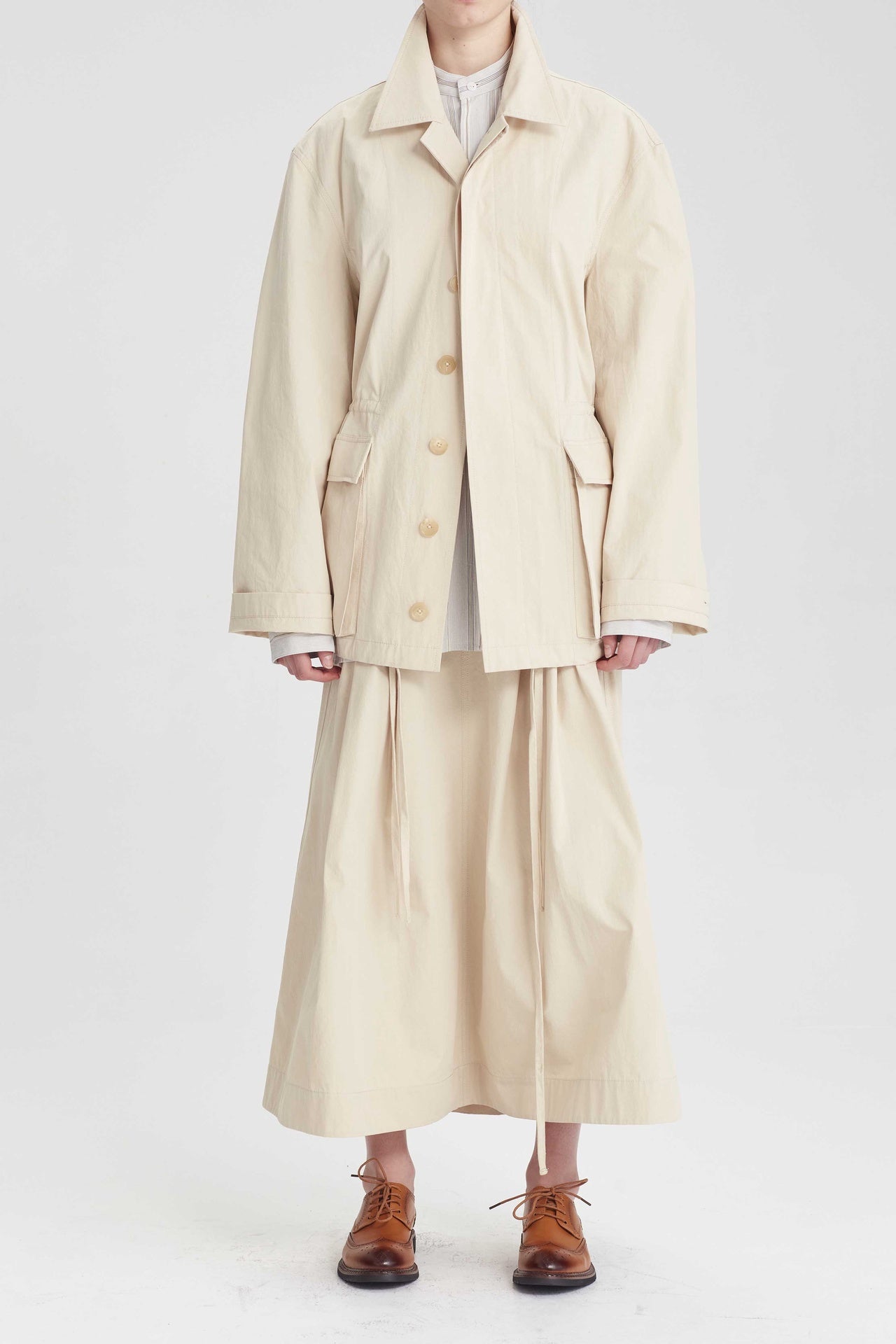 The Resort Garden Jacket - Parchment in Beige - The Shelter